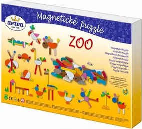 Detoa Magnetické puzzle zoo