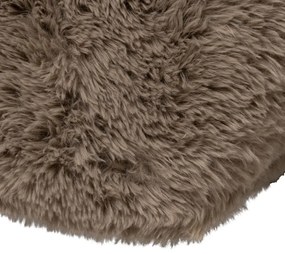 Hnědé křeslo Teddy – Ixia
