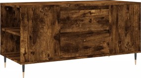 vidaXL Konferenční stolek 102 x 44,5 x 50 cm kompozitní dřevo [830993] Barva: bílá s vysokým leskem