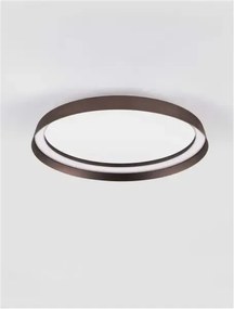 LED stmívatelné kávové moderní stropní svítidlo Ormi