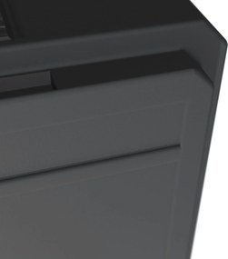 Zahradní úložný box Hill 280 L antracitový