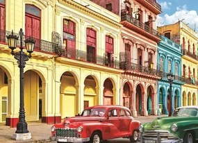 EUROGRAPHICS Puzzle Havana, Kuba / 1000 dílků / 68 x 48 cm