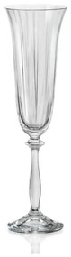 Crystalex - Bohemia Crystal Sklenice na šampaňské Angela Optic 190 ml, 6 ks