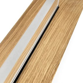 Brilagi - LED Stropní svítidlo WOODY FLAT LED/25W/230V 118 cm dub/černá