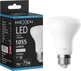 Mexen Nova, LED žárovka E27, R63, 10W, Neutrální - 4000K, 1055 lm - L104-E27-1040-01