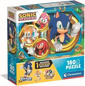 Clementoni 29796 Puzzle Ježek Sonic 180 dílků / od 7 let