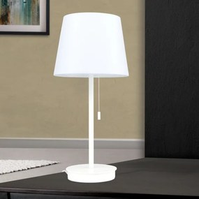 Orion LA 4-1205/1 - Stolní lampa s USB portem LUDWIG 1xE27/40W/230V bílá