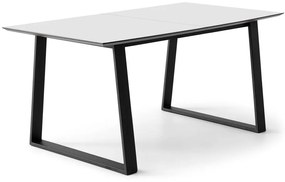 Bílý rozkládací jídelní stůl s bílou deskou 90x165 cm Meza – Hammel Furniture