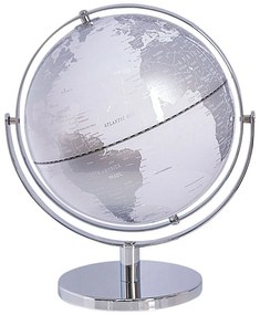 Globus stříbrny 33 cm DRAKE Beliani