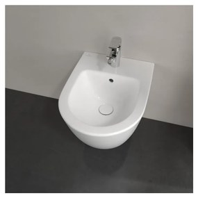 Villeroy & Boch Subway 2.0 - Závěsný bidet compact, 355x480 mm, alpská bílá 54060001