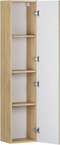 Koupelnová sestava Terra s deskou a skříňkami 80 cm dub cremona