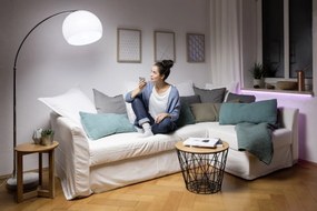 Chytrá zigbee LED stmívatelná žárovka E27 9 W CLASSIC A RGBW