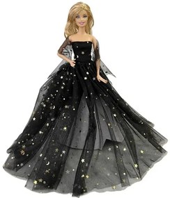 Šatičky  a botičky pro panenky Barbie (30 cm) Barva: F