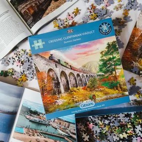 GIBSONS Puzzle Viadukt Glenfinnan / 1000 dílků / 68 x 49 cm