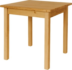 Dede Stůl z masivu borovice 70x70 cm olše