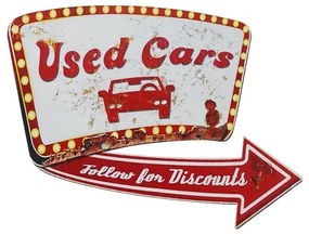 Kovová cedule Used Cars