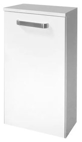 Mereo Leny, koupelnová skříňka nízka 68 cm, závěsná, bílá, levá CN812