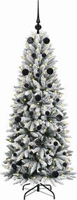 Umělý vánoční stromeček Bílá 150 cm PVC, plast, ocel a PE 3396034