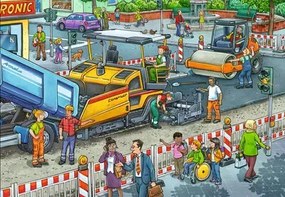 Ravensburger Stavební práce - 2x12 dílků / od 3 let