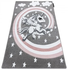 Dywany Łuszczów, Dětský kusový koberec Petit Pony grey, 160x220, šedá, dětský pokoj
