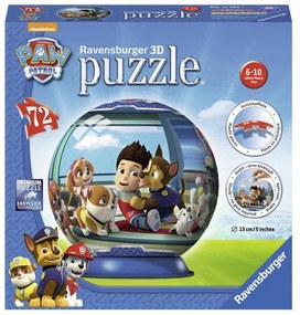 Ravensburger  Tlapková Patrola puzzleball 3D 72 dílků