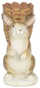 Velikonoční svícen v designu králíka s nůší – 11x7x14 cm