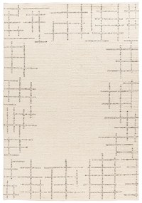 Obsession, Ručně tkaný kusový koberec My Freya 271 cream, 80x150, bílá, ložnice