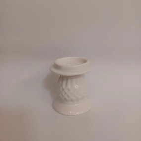 Vánoční svícen na stůl keramický, 7 × 7 × 6,5 cm