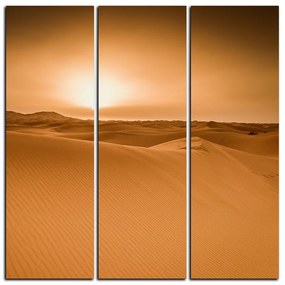Obraz na plátně - Pouště Sahara - čtverec 3131B (105x105 cm)