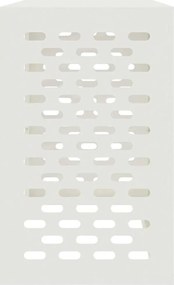 vidaXL Ochrana klimatizace Bílá 110 x 50 x 80 cm Ocel [865905]