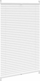 Plisovaná roleta 80 x 125 cm, bílá 240602