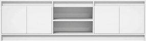 TV skříňka s LED bílá 180 x 34 x 50 cm kompozitní dřevo 3307912