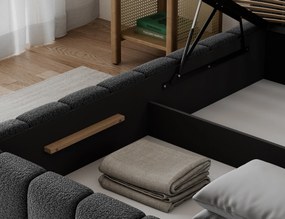Postel Lamica 160x200 + Kovový rám/plynový výtah/kontejner