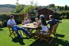 Zahradní lavice skládací dvoumístná WESTMINSTER