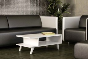 Designový konferenční stolek Farica 80 cm bílý