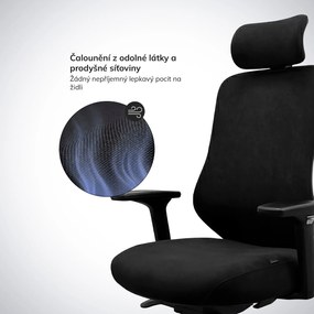 Ergonomická kancelářská židle černá AXIS