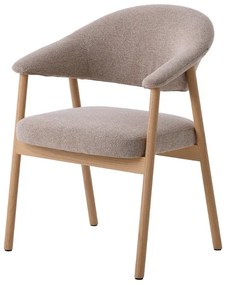 Designová jídelní židle Jacqueline bílý dub