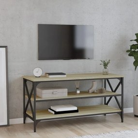 TV skříňka dub sonoma 100 x 40 x 50 cm kompozitní dřevo - Default Title
