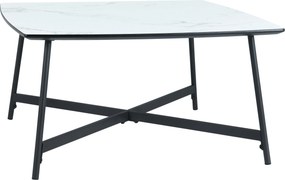 XXXLutz KONFERENČNÍ STOLEK, bílá, kov, kompozitní dřevo, 80/80/42 cm MID.YOU - Konferenční stolky - 001125023202