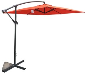 Rojaplast Slunečník kovový NEPROMOKAVÝ 8080 - 270x270cm - terracota