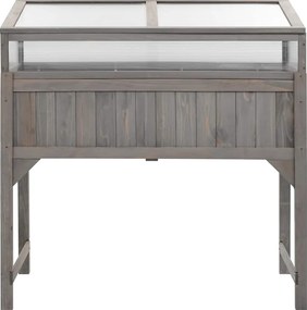 Vyvýšený záhon s pařeništěm 110 x 54 x 120 cm masivní jedle 316472