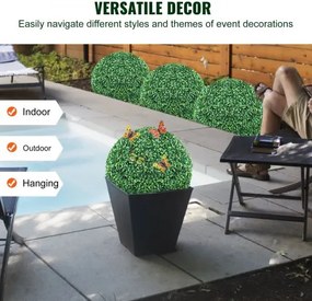 Umělé topiary Zimostráz, 61 cm vysoký (2 kusy)