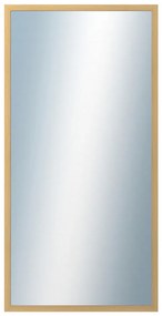 DANTIK - Zarámované zrcadlo - rozměr s rámem cca 50x100 cm z lišty KASSETTE přírodní lakovaná (2879)