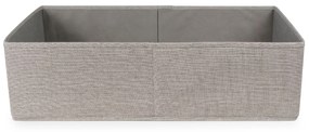 Úložný box Compactor Oxford 36 x 42 x 16,5 cm, polyester, šedo-béžový