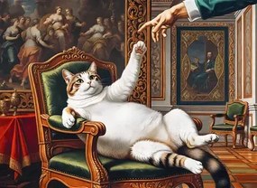 TREFL Puzzle Premium Plus Pets as Art: Jeho Chlupaté Veličenstvo / 500