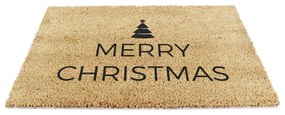 Rohožka s vánočním motivem z kokosového vlákna 40x60 cm Merry Christmas – Artsy Doormats