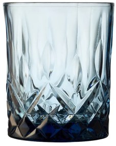 Lyngby Glas Sada sklenic na whisky Sorrento 32 cl (4 ks) Blue