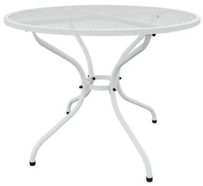 Unikov Zahradní stůl Tako 105 kulatý Barva nátěru: Bílá - RAL 9016 - Bílá - RAL 9016