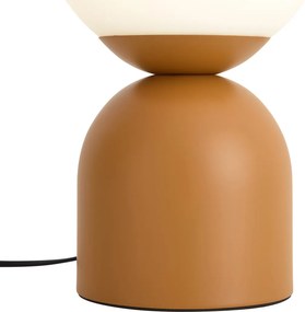 Stolní lampa Hotelový šik oranžová s opálovým sklem - Pallon Trend