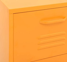 vidaXL Úložná skříň 42,5 x 35 x 101,5 cm ocel [336182] Barva: orange